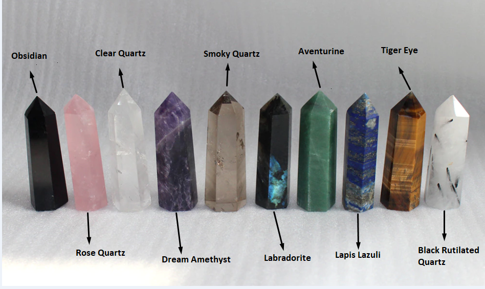 10 Natural Crystal points collection – Turix Crystals