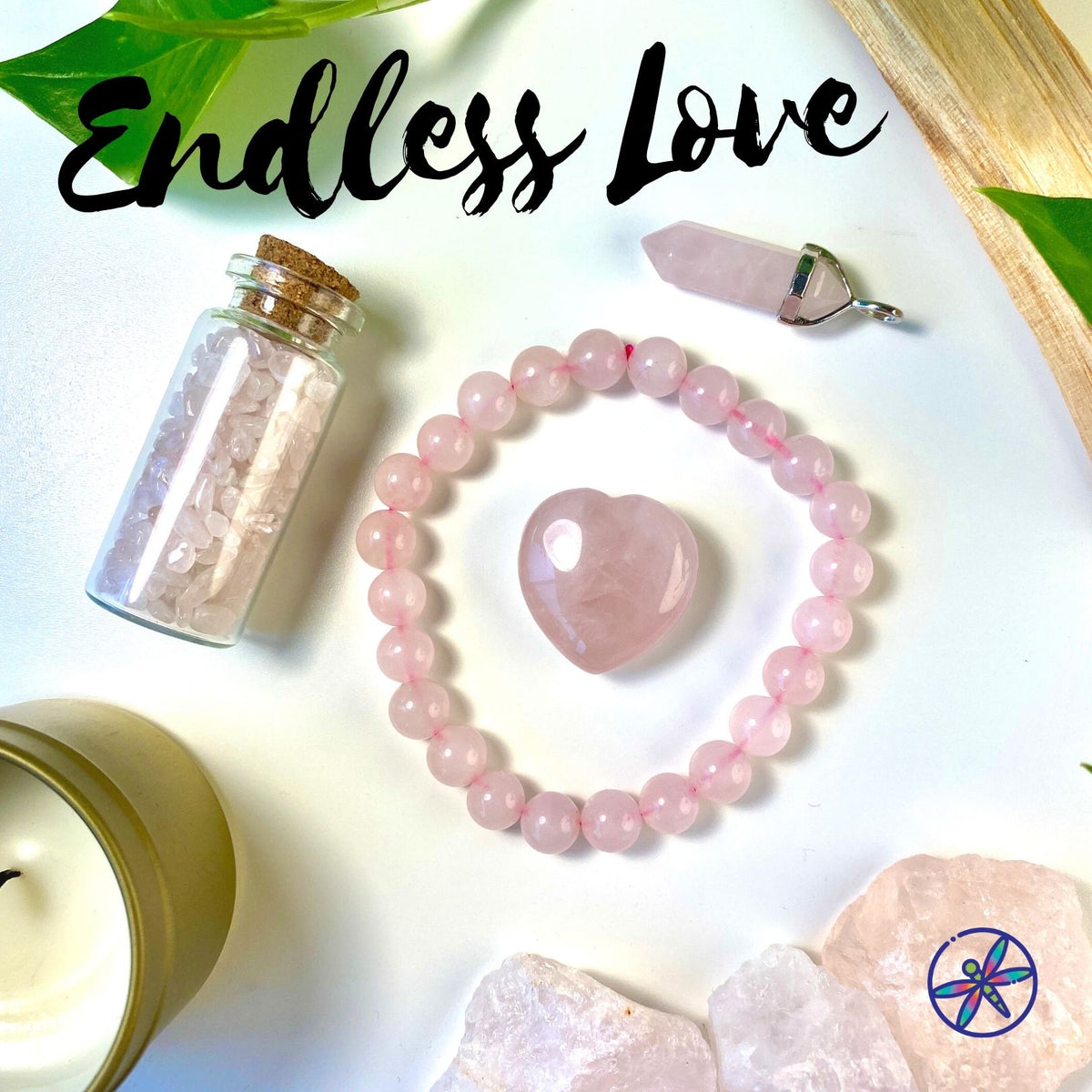 Rose Quartz Crystal Gift Pack - Endless Love – Turix Crystals