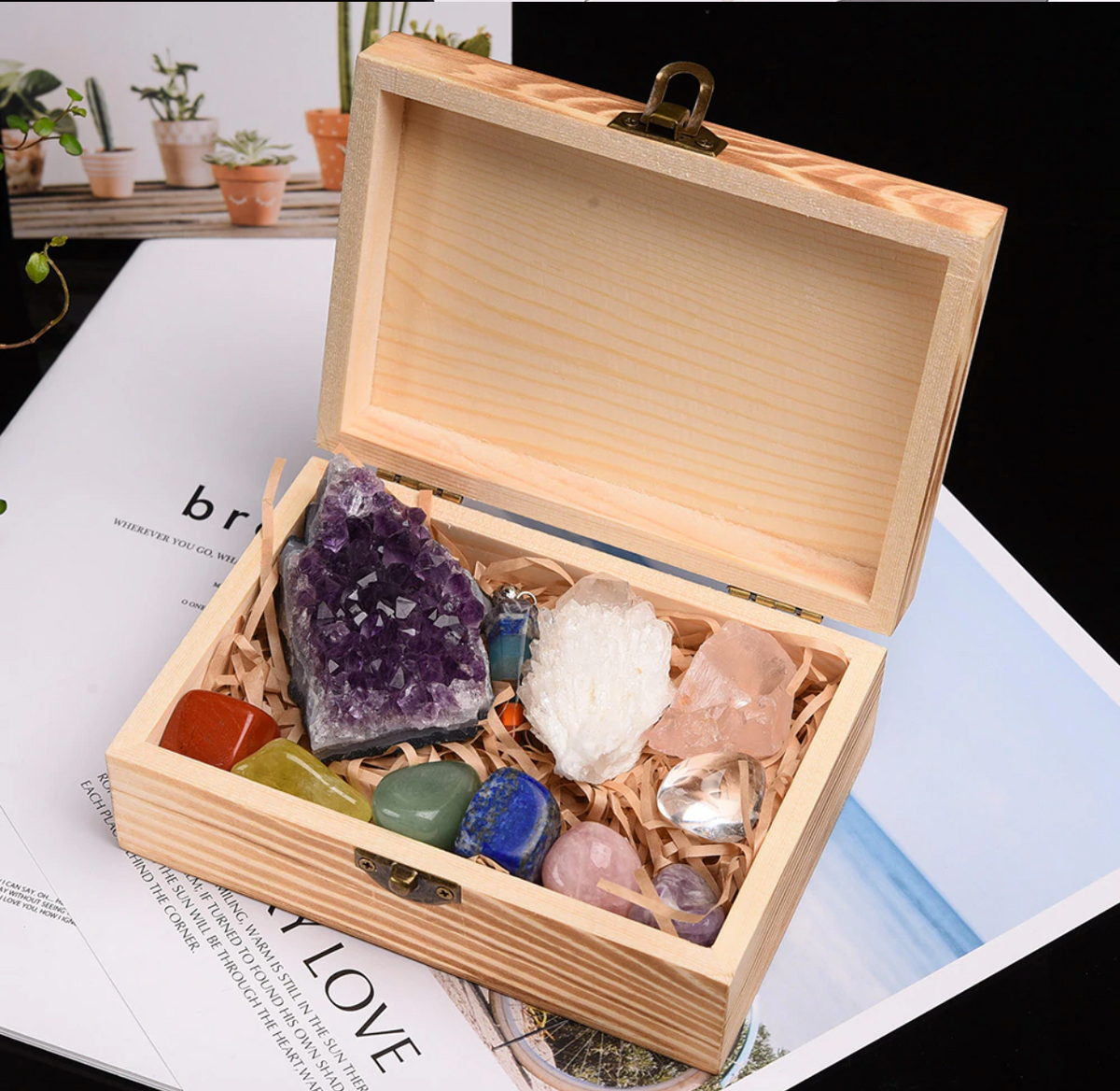 The Master Crystal Gift Set + Wooden Box - 11 pc. – Turix Crystals